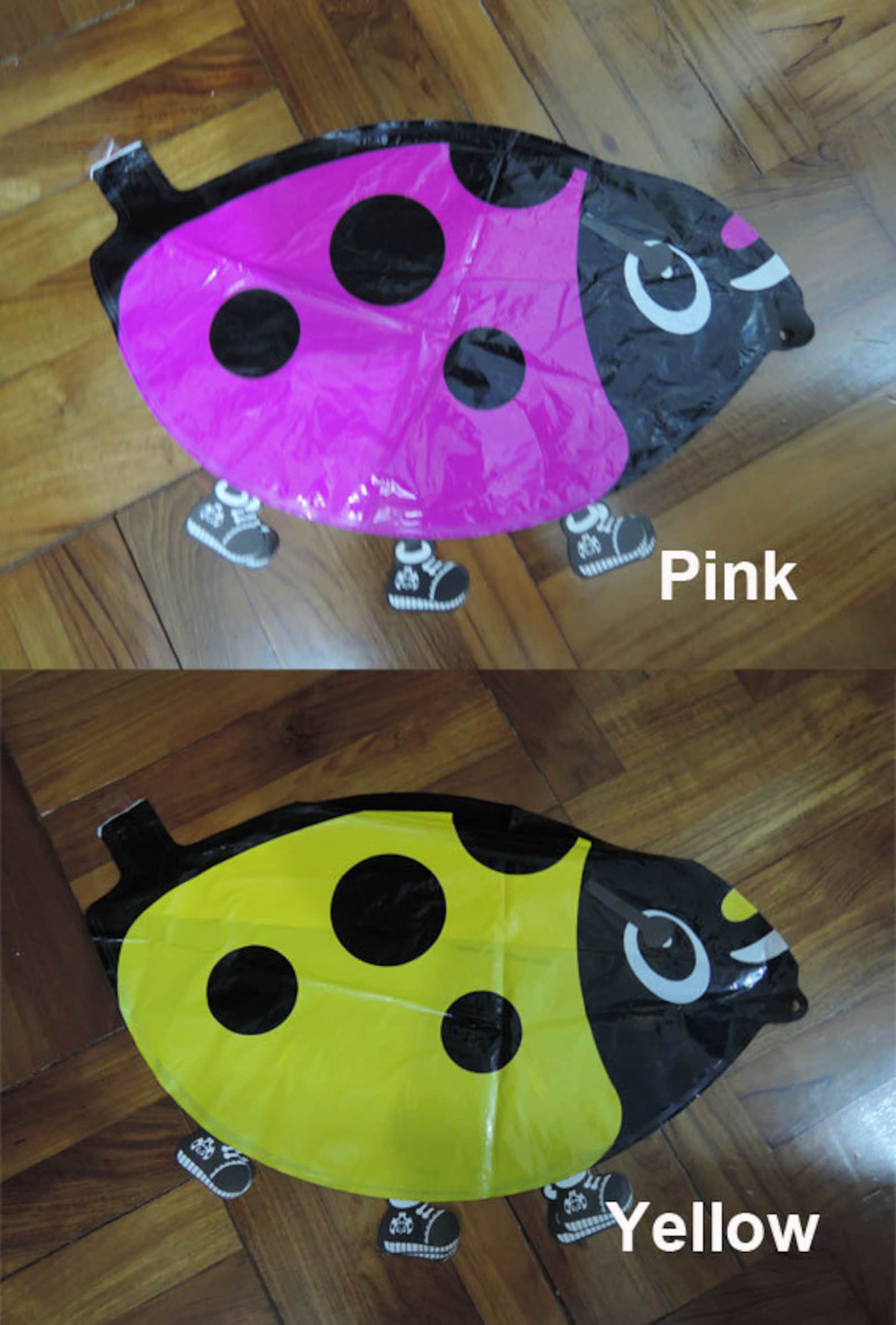 Ladybugs Balloons - 15 Inch Walking Animal Ladybug Beetles Balloon Red ...
