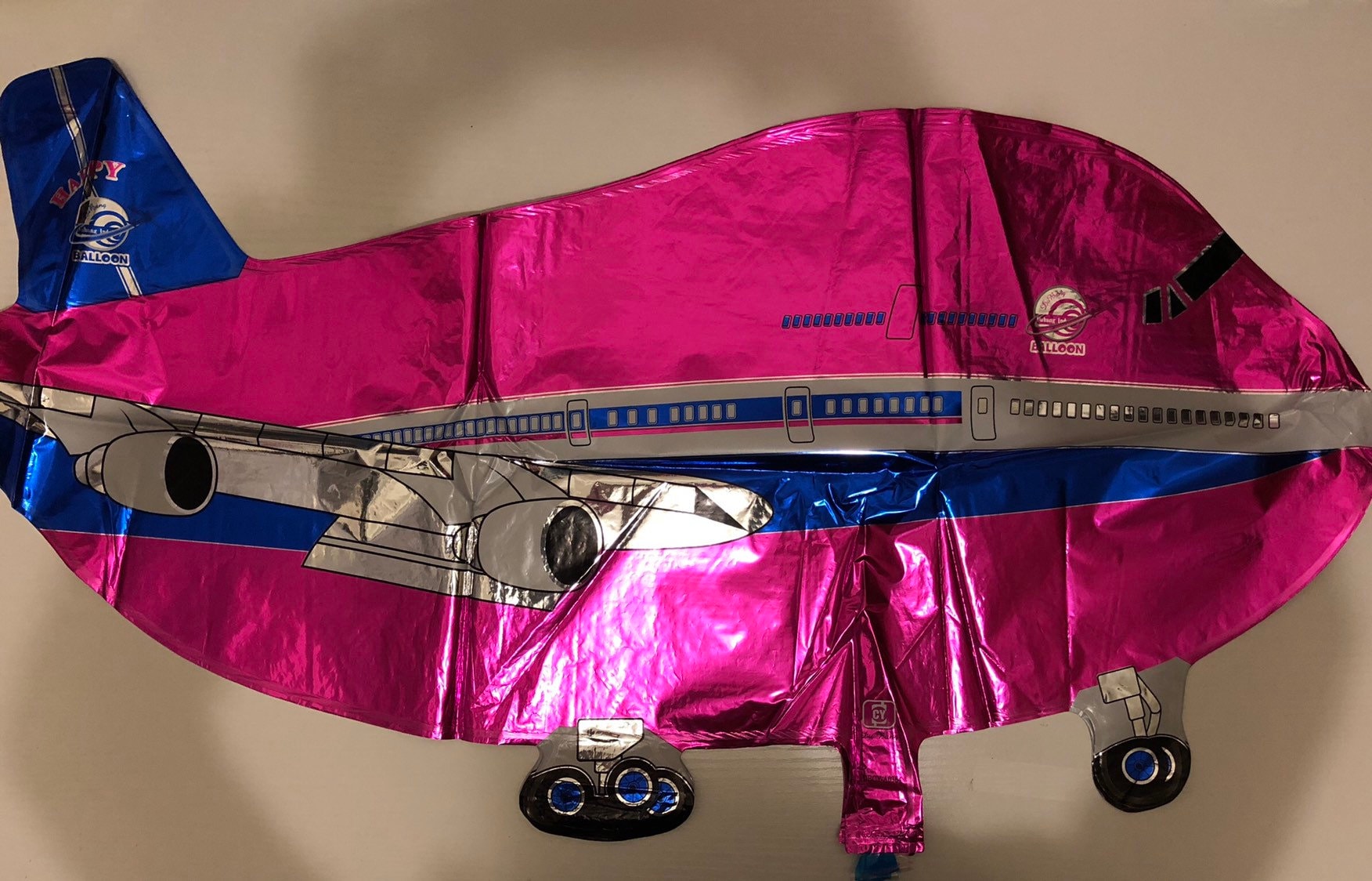 Airplane Balloons - HUGE 30 Inch Balloon Plane Balloons Big Blue ...