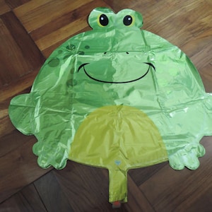 Frog Balloon - Cute Frog Balloon Animal Balloons Green Frogs Ballon ...