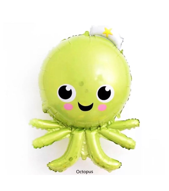 Octopus Balloons HUGE Cute Octopus Balloon Ballon Birthday - Etsy