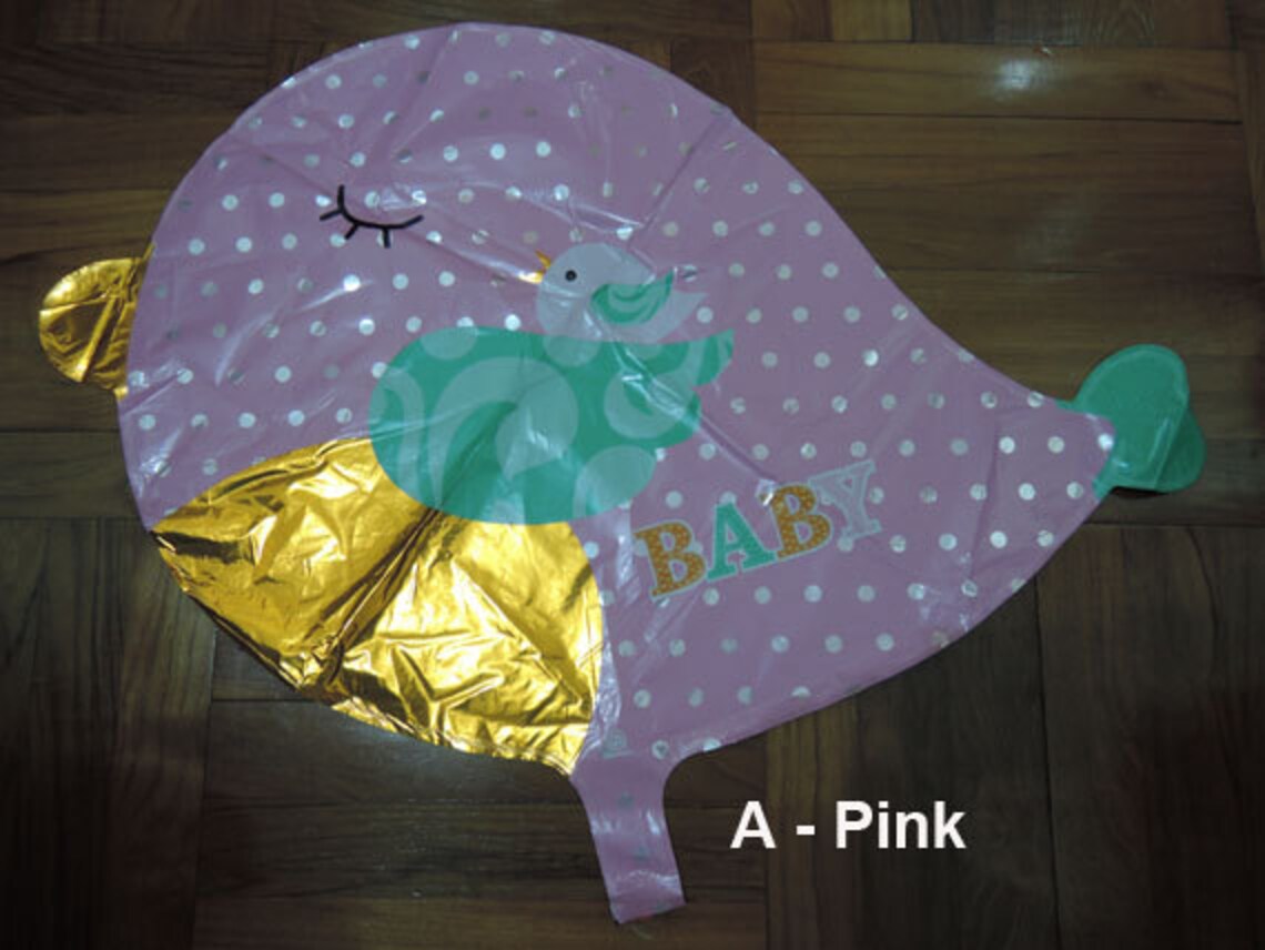 Baby Bird Balloons Pink Bird Balloon Green Bird Balloons | Etsy