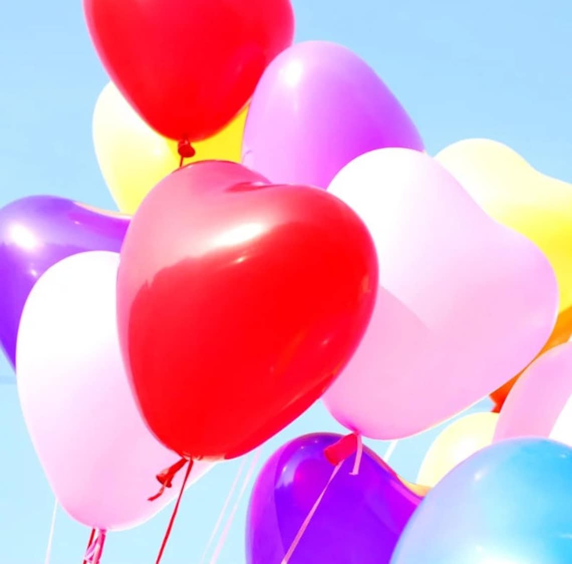 Balloons 12 Inch Balloon Heart Latex Balloons Wedding - Etsy