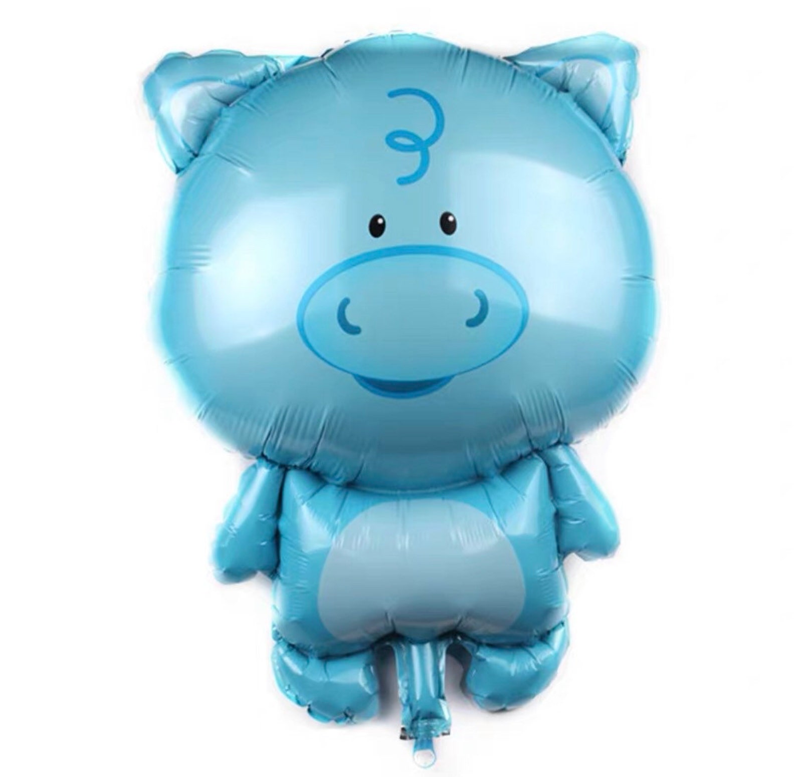 Pig Balloon Cute Pink Pig Balloons or Blue Pig Balloon | Etsy