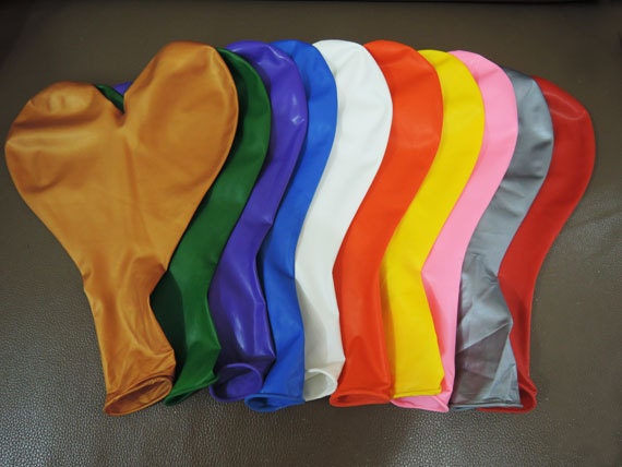 Balloons HUGE 36 Inch Balloon Heart Latex Balloons Big Latex - Etsy