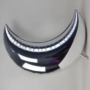 Silver Moon Balloons - 36 Inch HUGE Silver Balloon Moon Balloon Wedding ...