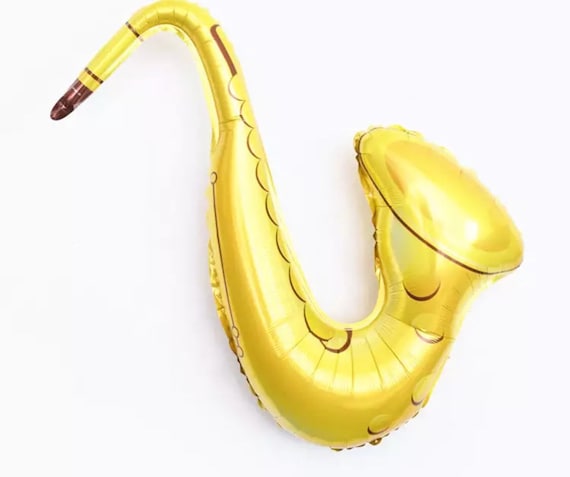 Saxophon Balloons 28 Inch Saxophon Balloon Music Wedding | Etsy