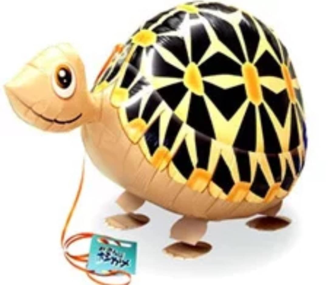 Turtle Balloons - HUGE 22 Inch Walking Animal Turtles Balloon Brown ...