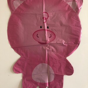 Pig Balloon Cute Pink Pig Balloons or Blue Pig Balloon Animal Balloons ...