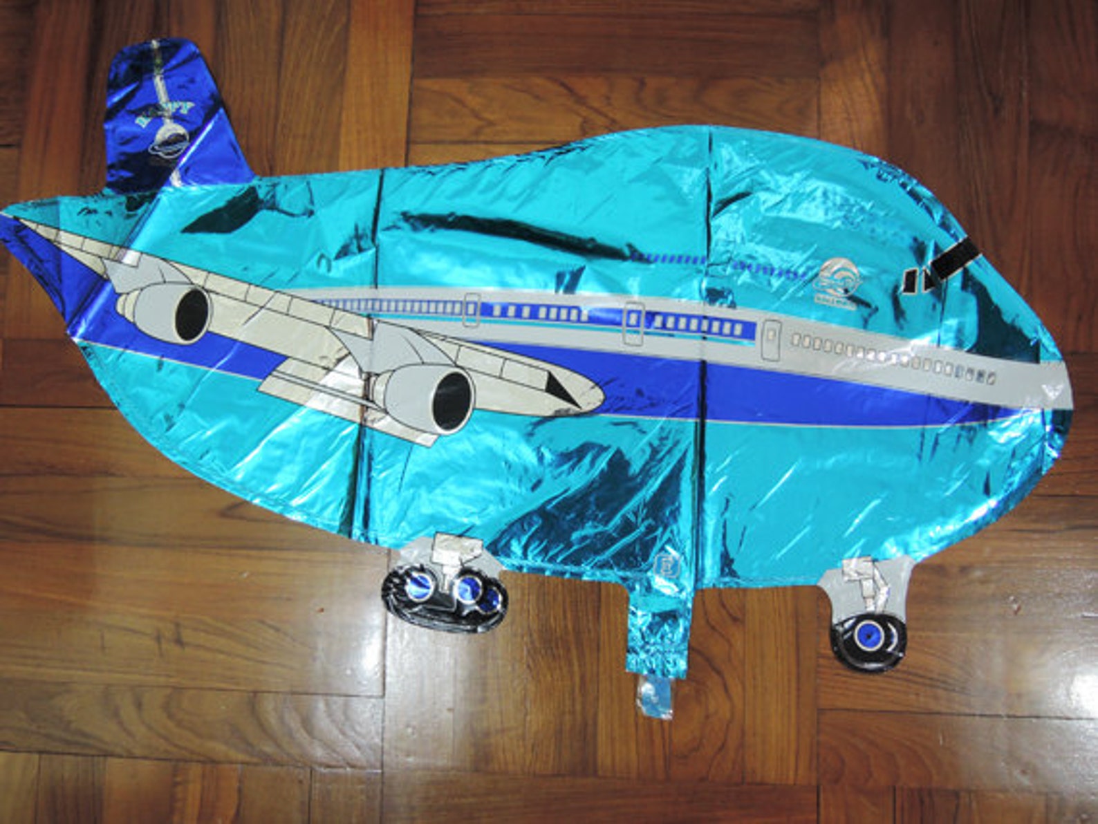 Airplane Balloons - HUGE 30 Inch Balloon Plane Balloons Big Blue ...