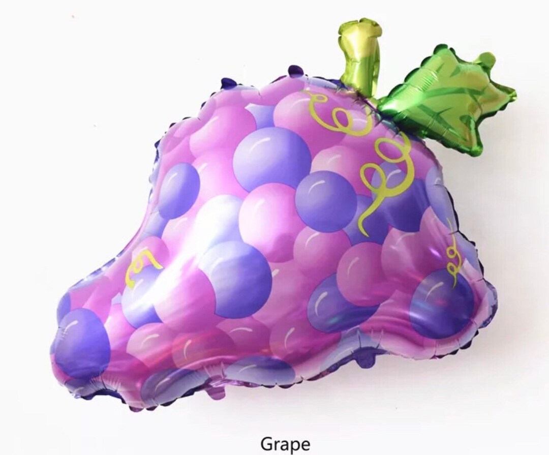 Balloons - 20 Inch Fruit Grape Balloon 20" ( Birthday Decor & Party ...