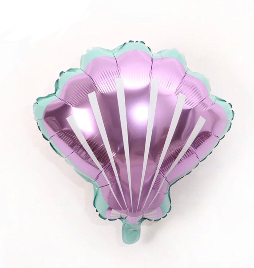 Shell Balloon - Purple Shell Balloons or Pink Shell Balloons ( Birthday ...