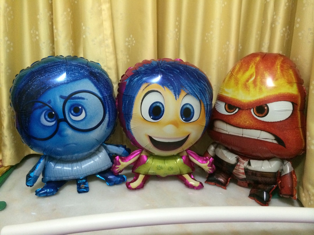 Balloons - HUGE Cartoon Inside Out Balloon Joy Sadness Anger Pixar ...