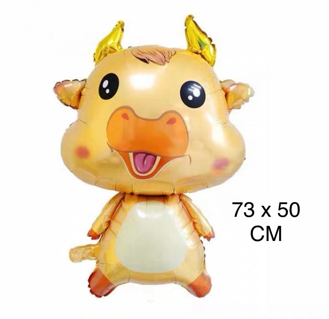 Lion Balloon Animal Cow Balloons 73 X 50 Cm Large Ballon ( Birthday ...