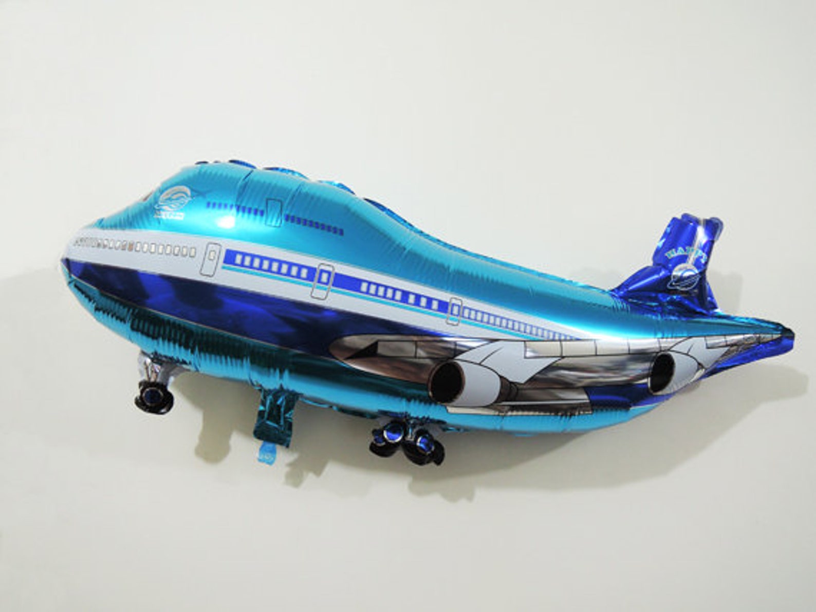 Airplane Balloons - HUGE 30 Inch Balloon Plane Balloons Big Blue ...