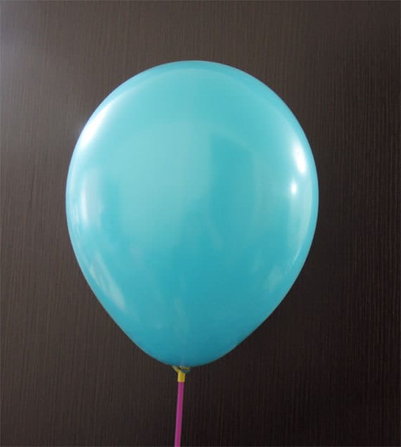 Turquoise Balloons 12 Inch Turquoise Blue Round Latex - Etsy