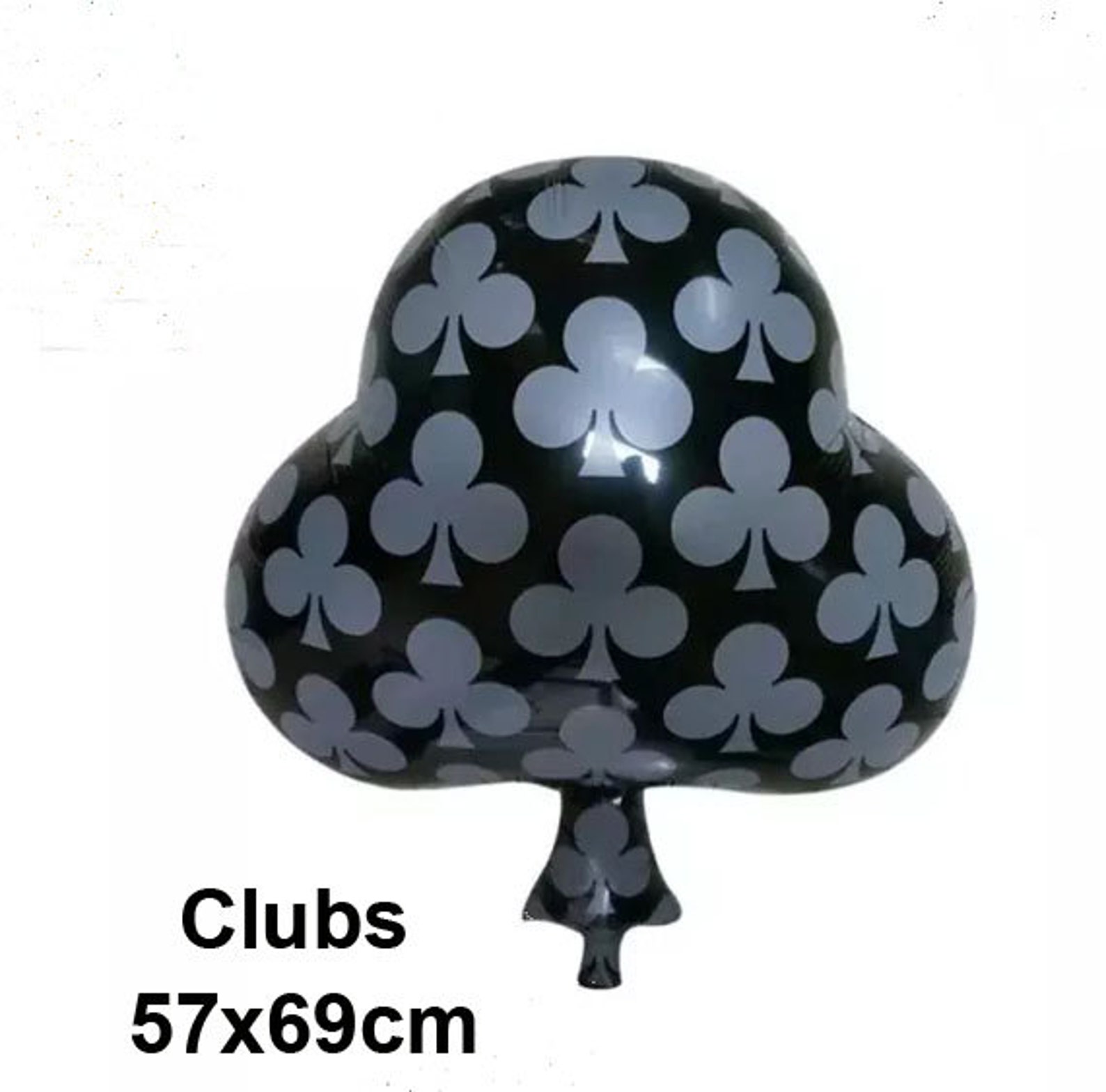 Balloons - 18 Inch Casino Poker Party Balloon Clubs Diamonds Spade or ...