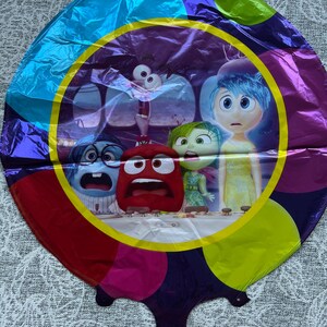 Balloons - HUGE Cartoon Inside Out Balloon Joy Sadness Anger Pixar ...