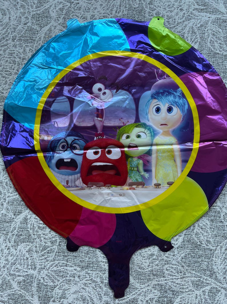 Balloons - HUGE Cartoon Inside Out Balloon Joy Sadness Anger Pixar ...