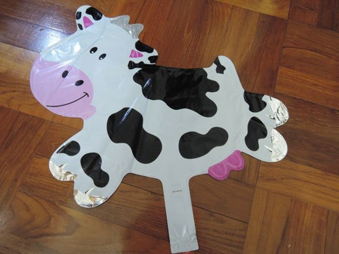 Small Cow Balloon - 16 Inch Little Cute Cow Balloons Animal Balloons ...