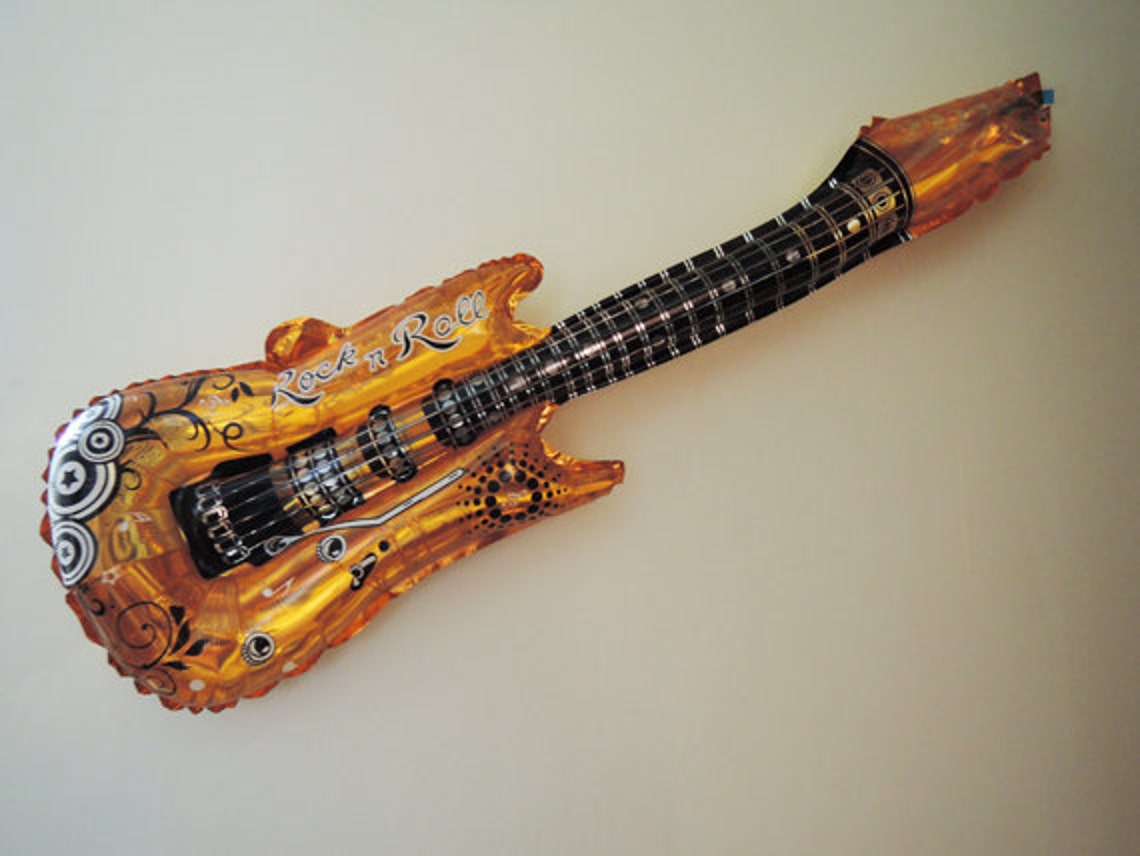 Guitar Balloons 30 Inch Guitar Balloon Music Balloon Gold | Etsy