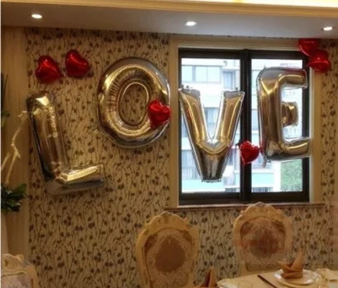 Balloons 40 Inch Jumbo Letter Balloon A-Z Alphabet Balloon - Etsy