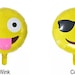 Balloons 18 Inch Emoji Balloon Face Cool Love Wink Joy - Etsy