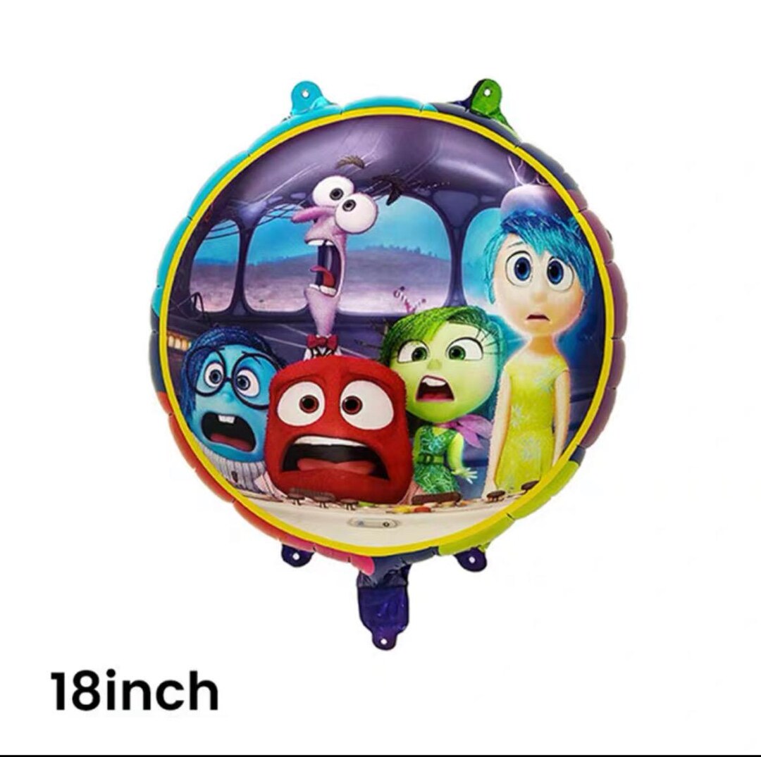 Balloons - HUGE Cartoon Inside Out Balloon Joy Sadness Anger Pixar ...