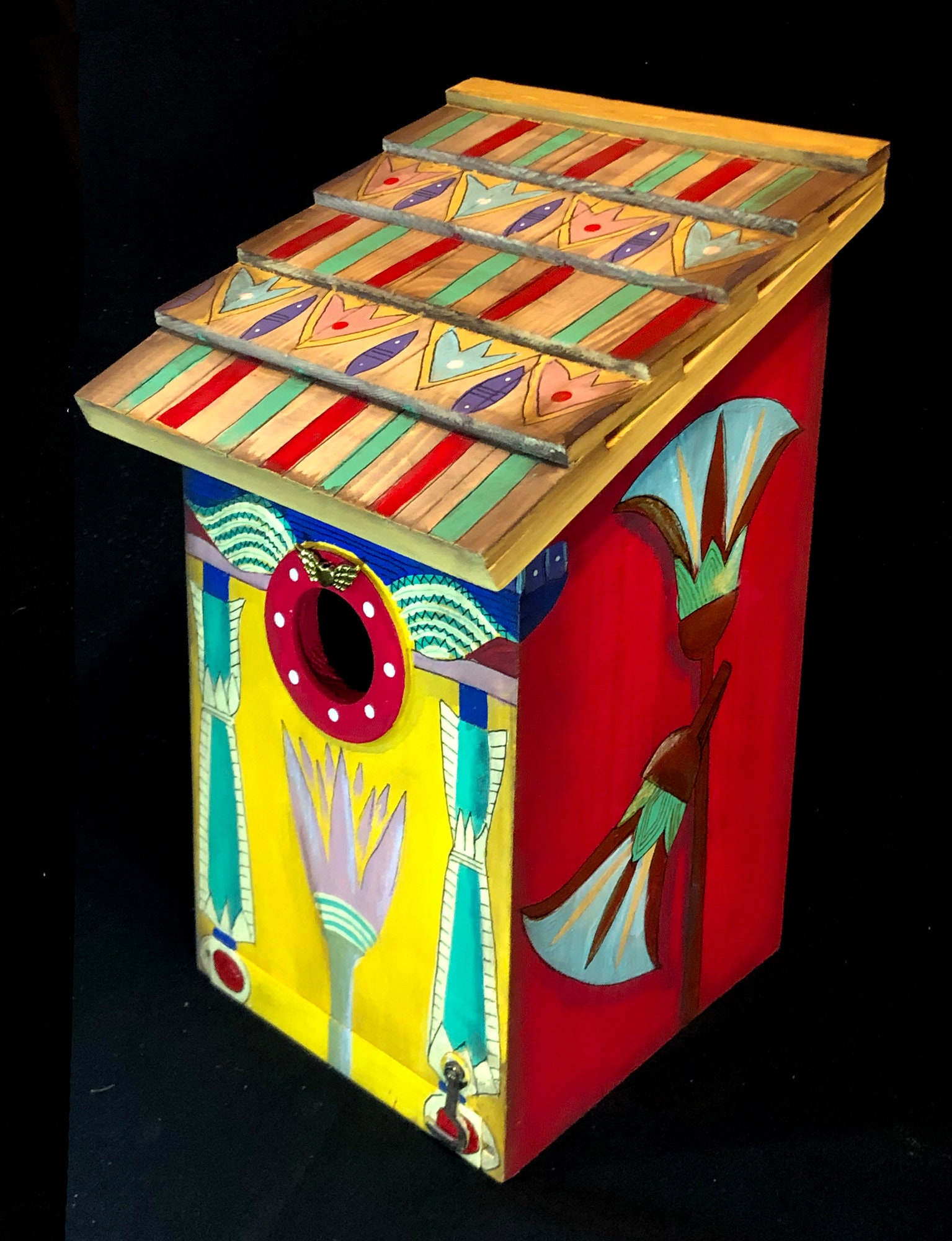 ANCIENT EGYPTIAN BIRDHOUSE: Themed Motif From Egyptian Temples | Etsy