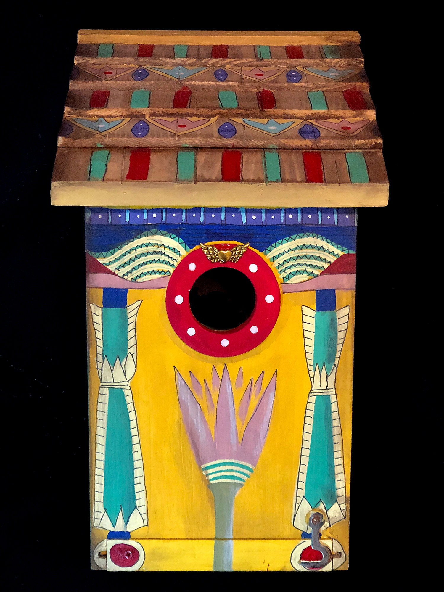 ANCIENT EGYPTIAN BIRDHOUSE: Themed Motif From Egyptian Temples - Etsy