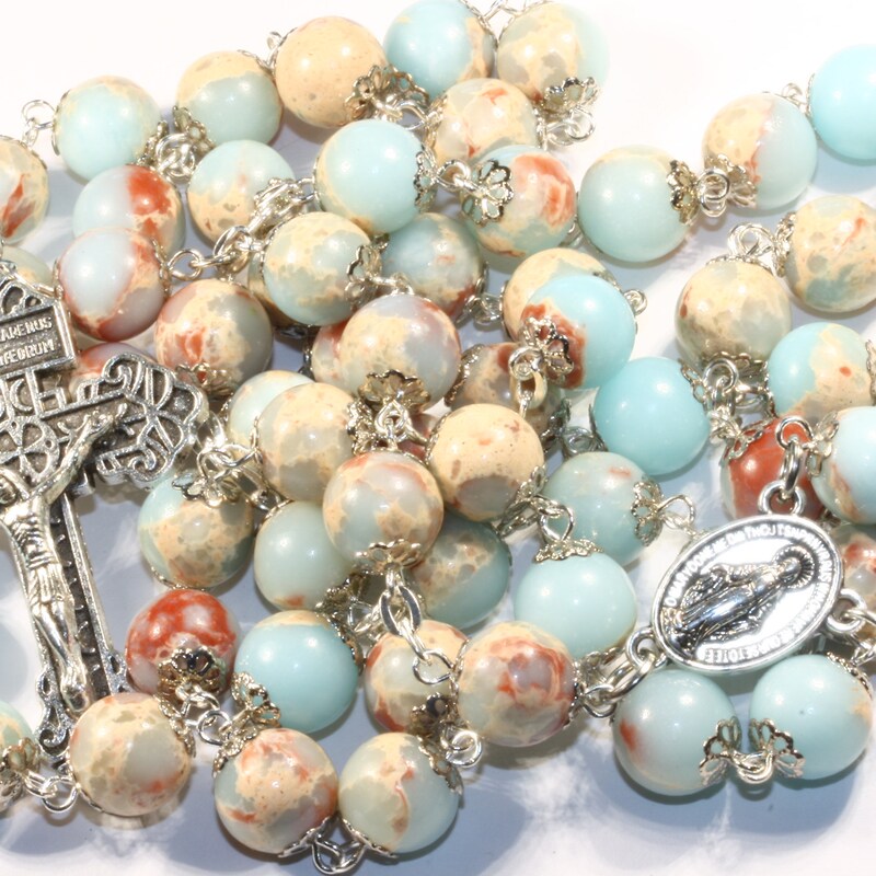 Stone Rosary - Etsy