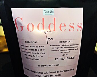 Goddess Herbal Tea - Etsy