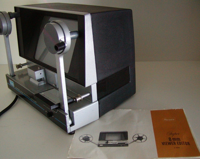 Super 8mm Movie Viewer Editor Splicer Vintage Sears - Etsy