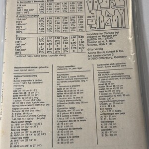 Burda 4791 Vintage Sewing Pattern - Etsy UK