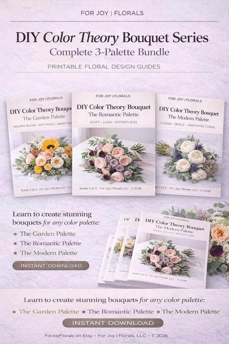 DIY Floral Design Bundle | 3 Guides: Garden, Romantic, Modern ...