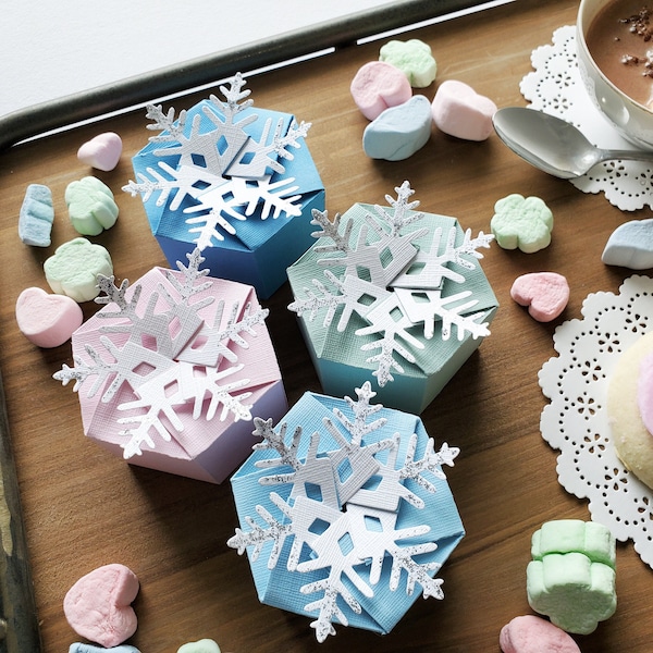 Snowflake Favor Box - Etsy