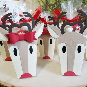 Reindeer Gift Box | Party Favor – Set of 8 - Etsy