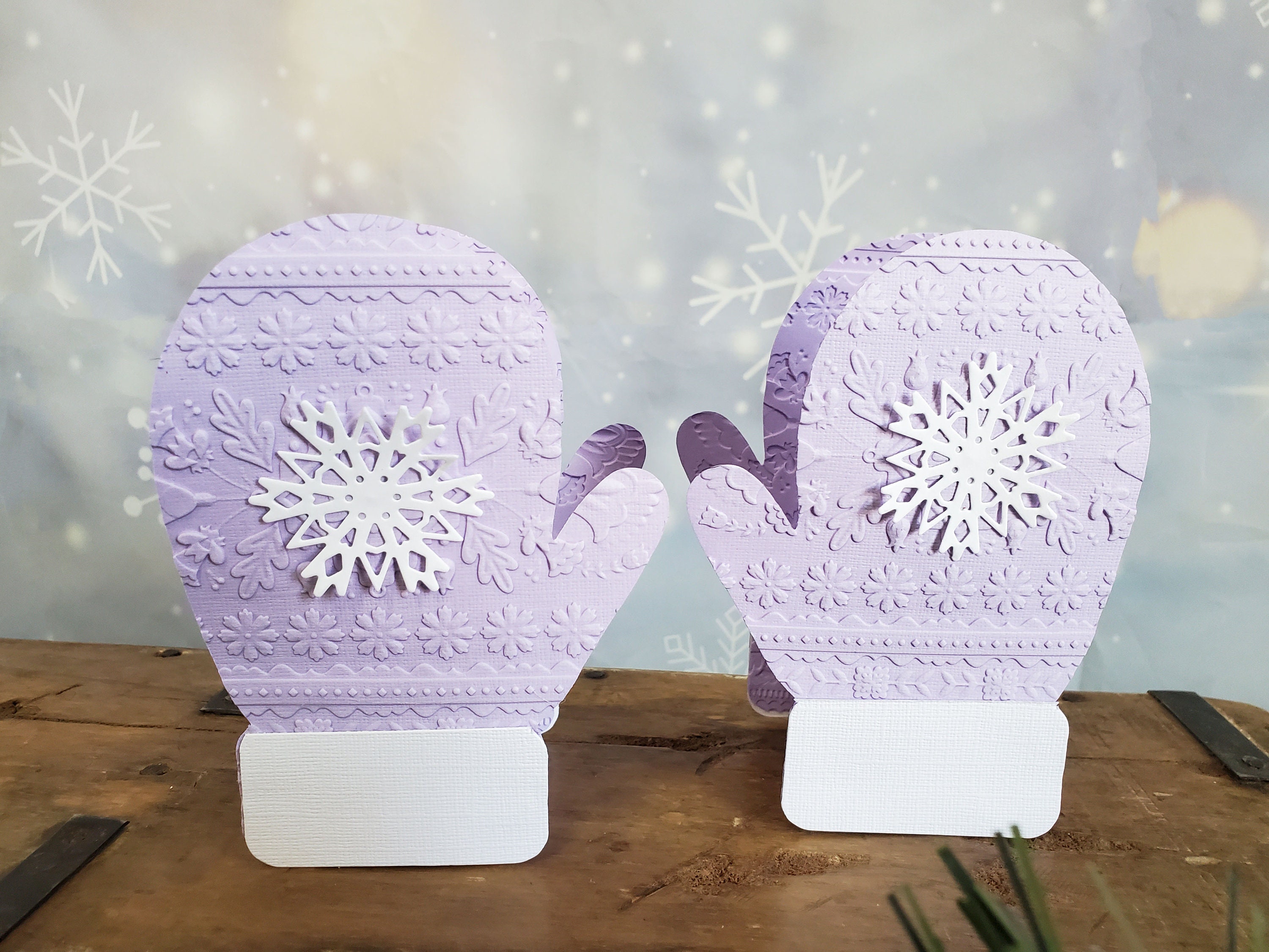 Snowflake Mitten Party Favor Gift Box Snack Box Set of 8 | Etsy