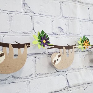 Sloth Banner |garland - Etsy