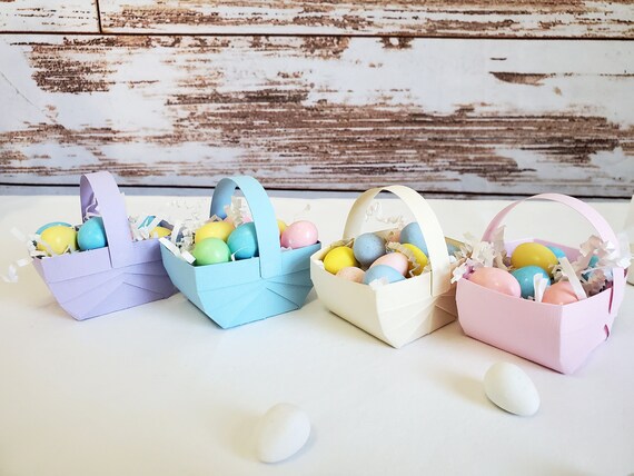 Mini Baskets party Favor Gift Basket Set of 8 - Etsy