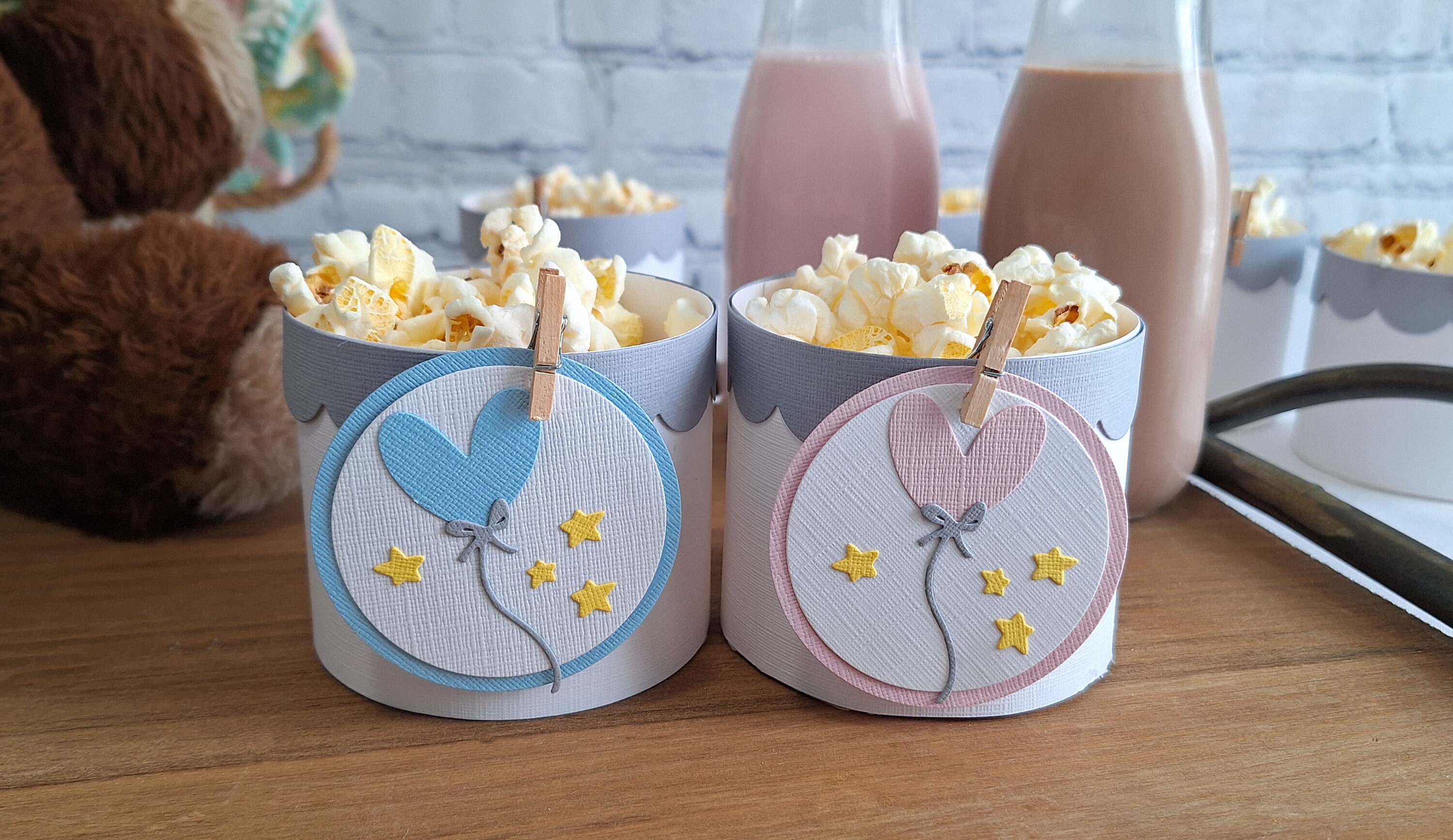 Round Lullaby Baby Box | Party Favor | Gift Box – Set of 8 - Etsy