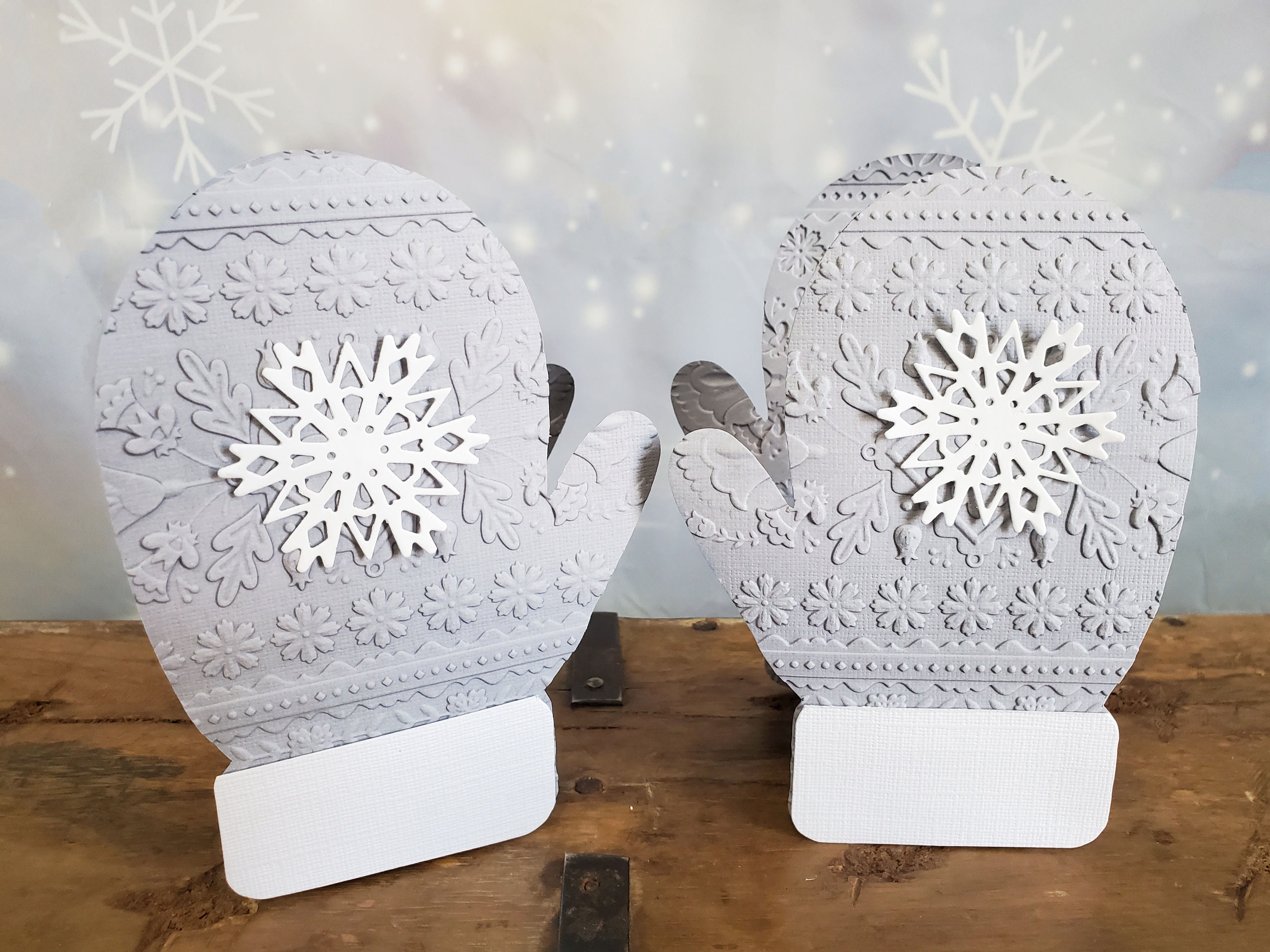 Snowflake Mitten Party Favor Gift Box Snack Box Set of 8 | Etsy