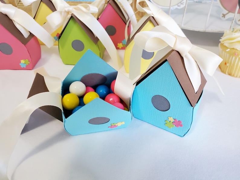 Birdhouse | Party Favors | Gift Box – Set of 8 - Etsy