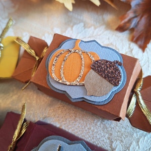 Small Fall Candy Shaped Gift Box | Cracker | Party Favor – Set of 6 - Etsy