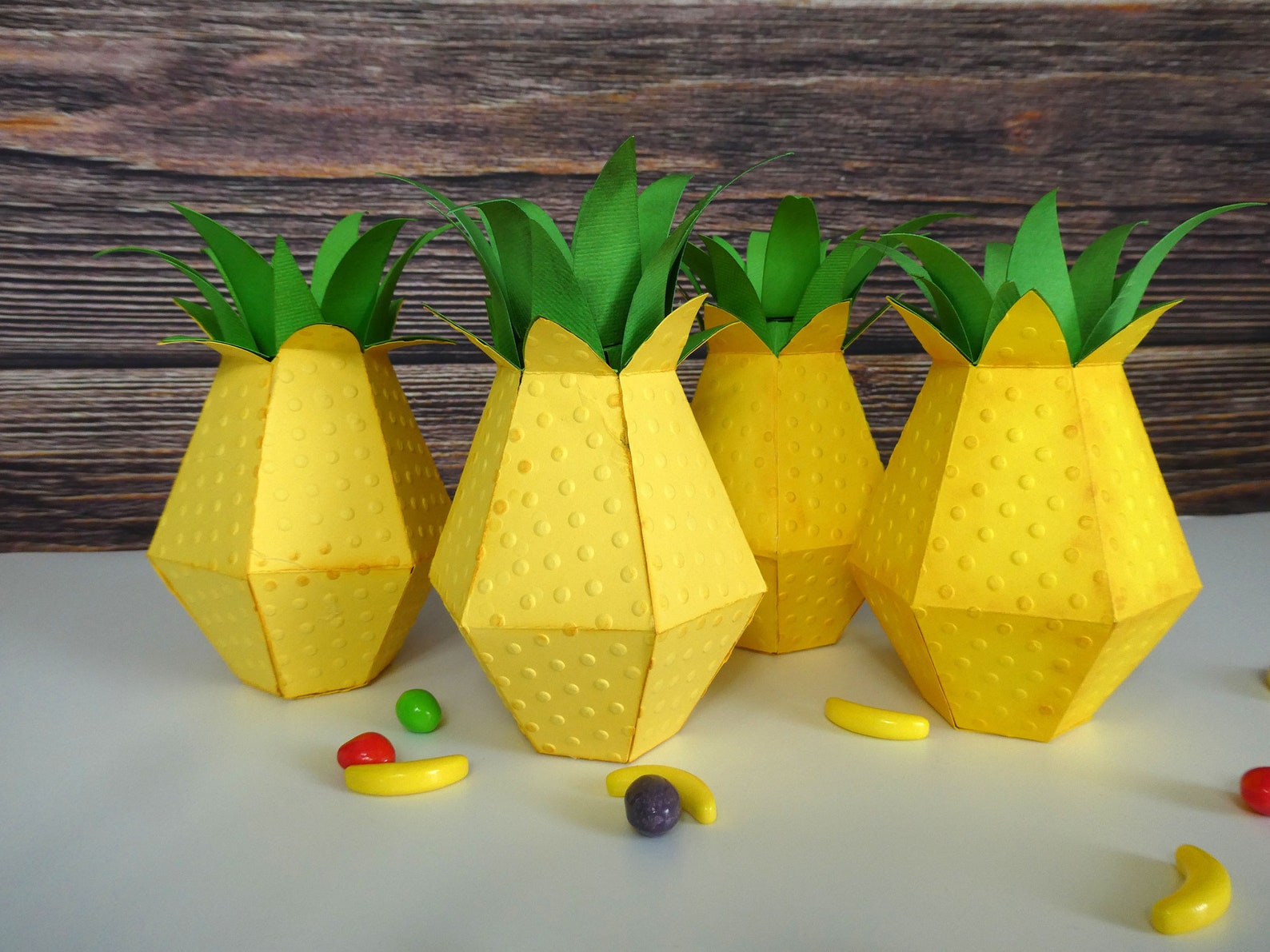 Pineapple Gift Box Party Favor Table Decoration | Etsy