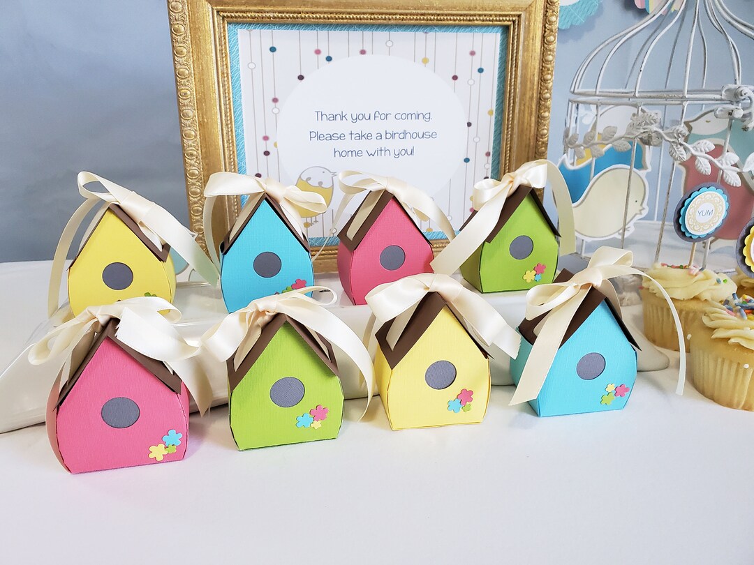 Birdhouse | Party Favors | Gift Box – Set of 8 - Etsy