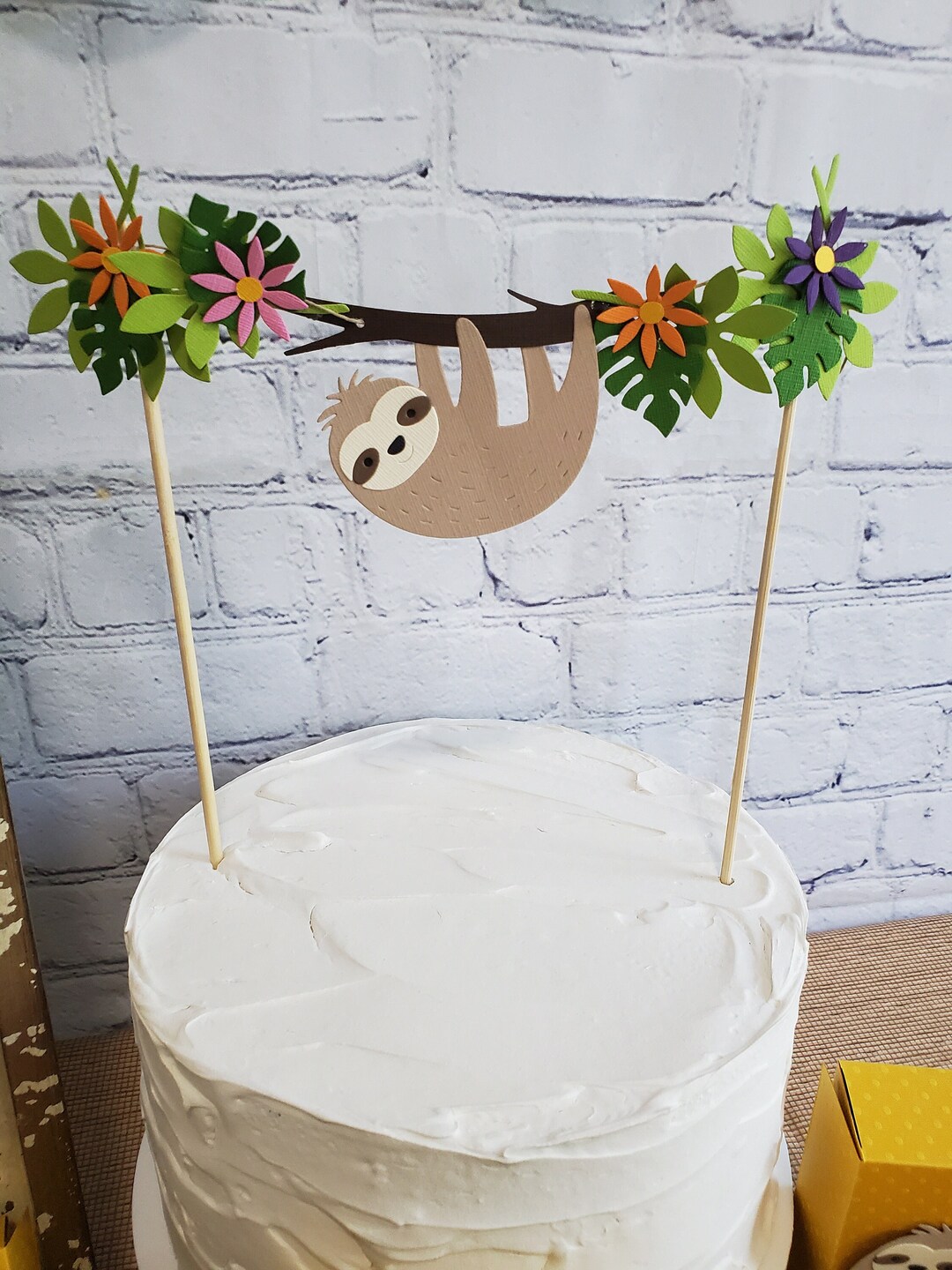 Sloth Cake Topper - Etsy