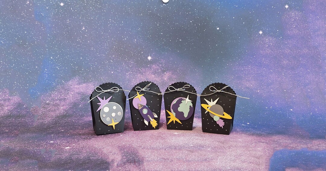 Space Themed Gift Bags Party Favors Set of 8 - Etsy UK