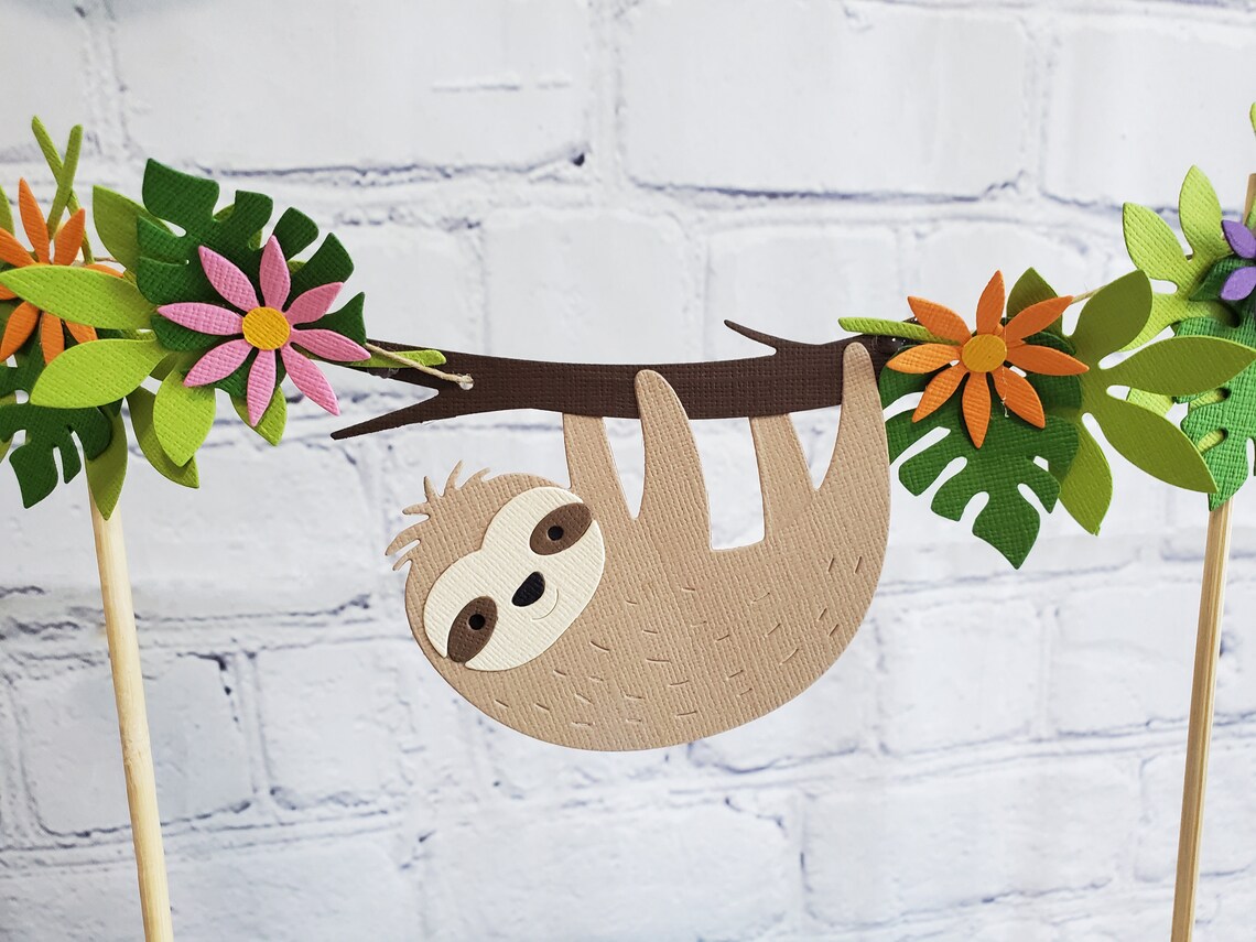 Sloth Cake Topper - Etsy