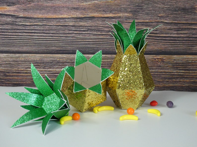 Pineapple Gift Box Party Favor Table Decoration | Etsy