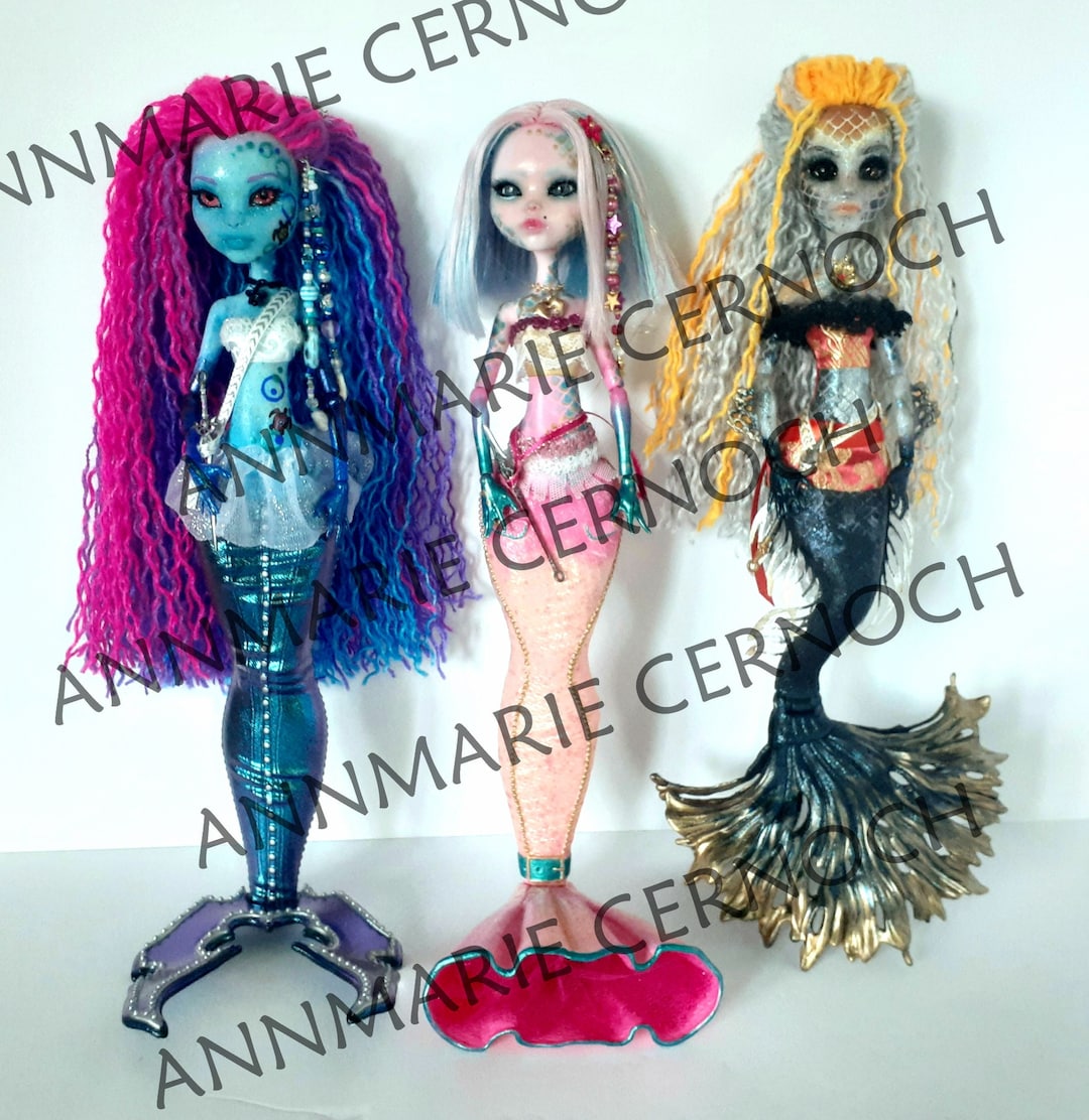 OOAK Mermaid Hybrid Dolls - Etsy